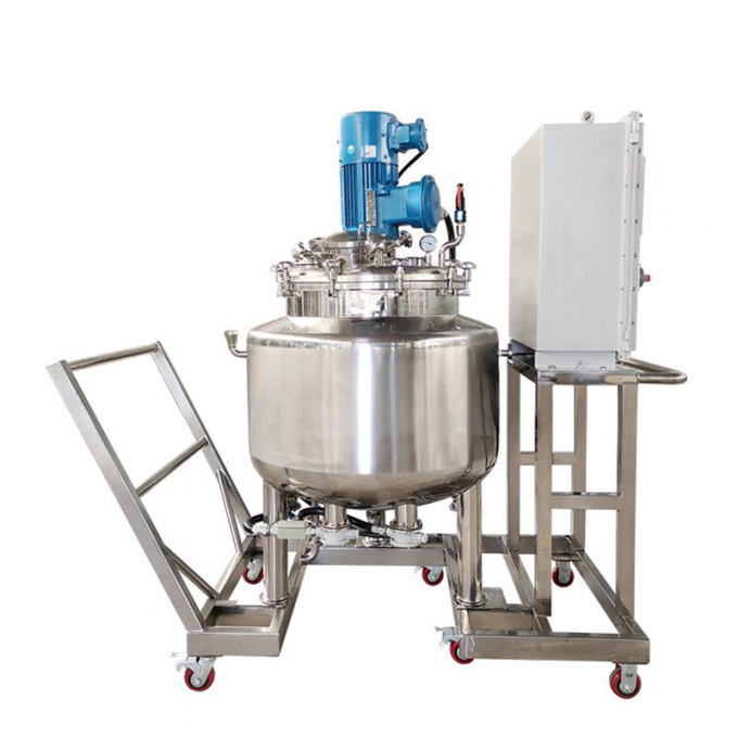 200 Liter Vacuum Emulsifier Mixer Blending Tank Stainless Steel
