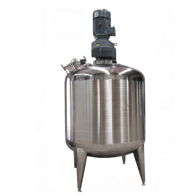 Jacketed Heating Mixer Tank 350 Gallon Floor Cleaner Liquid Mixing Tank