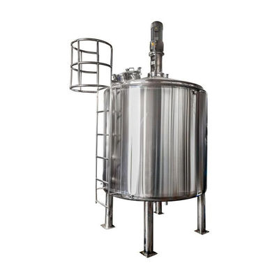 industrial 1000 Liters Stainless Steel Chemical Mixing Tanks With Agitator